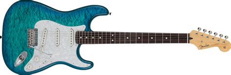 Fender Hybrid Ii Stratocaster Rw Quilt Aquamarine Chitară Electrică