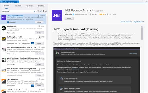 Net Upgrade Assistant Now Supports Upgrading To Centralized Package