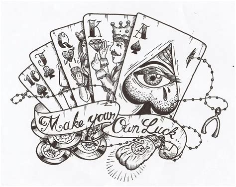 Pin By Денис Денисов On Надо попробовать Playing Card Tattoos Card
