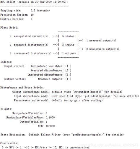 Matlab Mpc Toolbox Tutorial 1setmpcsignals Csdn博客