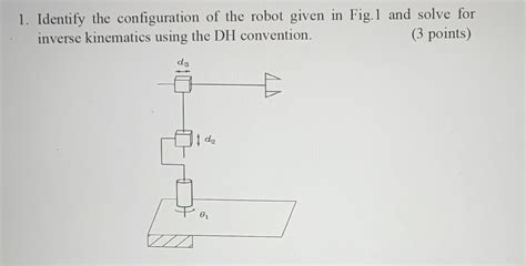 Solved Solve Inverse Kinematics Using DH Parameters On Paper Chegg
