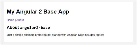 Angular2 Base A Simple Base Project For Angular 2 Apps Using Gulp To Automate Tasks And