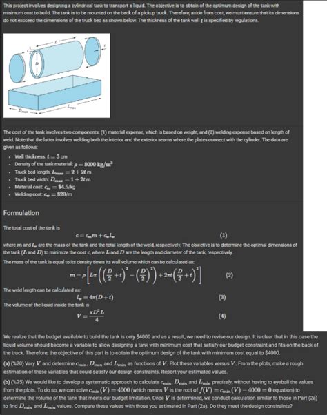 Solved I Need Some Help Solving Parts A And B Of This