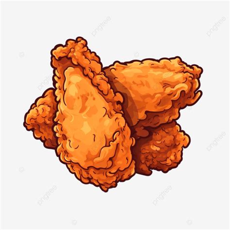 프라이드치킨 스티커 Png 닭 식사 음식 Png 일러스트 및 이미지 에 대한 무료 다운로드 Pngtree