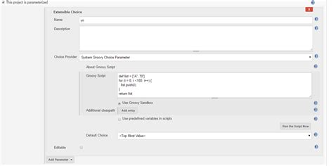 Groovy Jenkins Search In Choice Parameter Stack Overflow