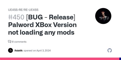 Bug Release Palword Xbox Version Not Loading Any Mods · Issue 450