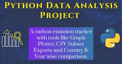 Python Data Analysis Project C02 Emission