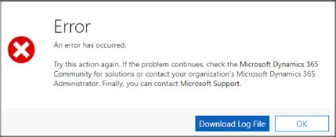 OpenErrorDialog Client API Reference In Model Driven Apps Power Apps Microsoft Learn