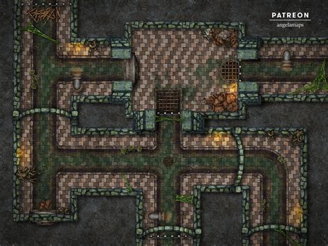 Dnd Sewer Maps Paper Tavern Maps Khph