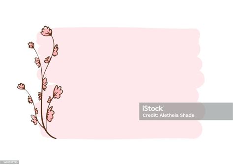 미적 보헤미안 꽃 프레임 카드 디자인 결혼식 디지털 인쇄 스크랩북 교사 요소 엽서 포스터 등을위한 귀여운 파스텔 테두리 분홍에 대한 스톡 벡터 아트 및 기타 이미지 Istock