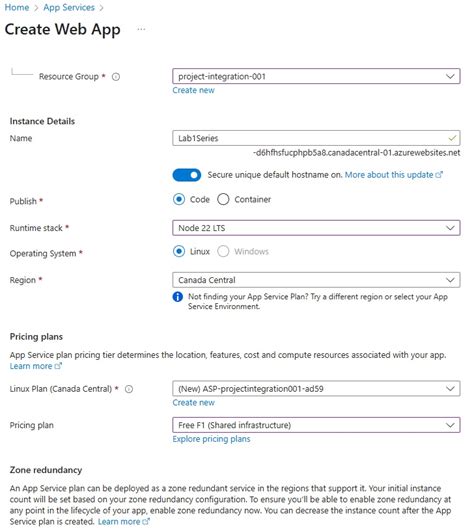 Once The Deployment Is Completed You Will Land In The Main Page Of Your Webapp