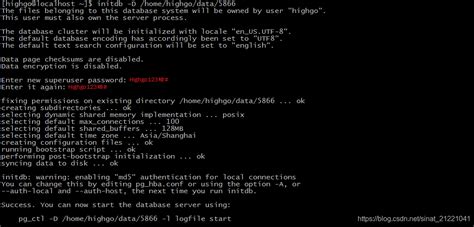 瀚高数据库搭建 hgdb6 0 2 enterprise linx6 x86 64 20210430 deb csdn博客