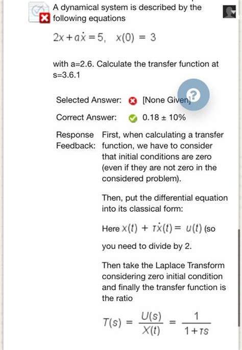 Solved A Dynamical System Is Described By The X Following