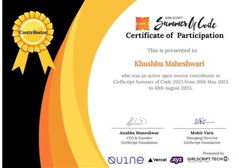 Khushbu Maheshwari On Linkedin Gssoc Opensource Contribution