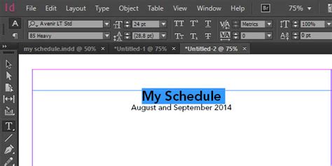 Importing An Excel Table To Design A Schedule In Adobe Indesign Envato Tuts