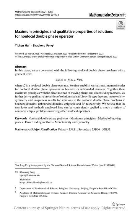 Maximum Principles And Qualitative Properties Of Solutions For Nonlocal Double Phase Operator