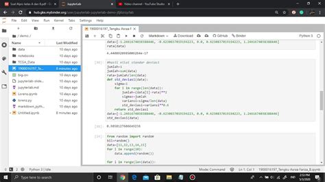 Mengubah Flowchart Ke Python Dengan Menggunakan Cara Codingan Youtube