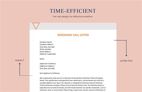 Interview Call Letter In Word PDF Google Docs Download Template Net