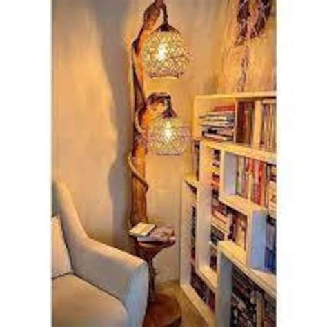 Rustic Floor Lamp Etsy