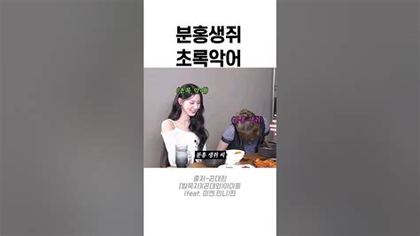 분홍생쥐 초록악어와 갈색 소세지 Youtube