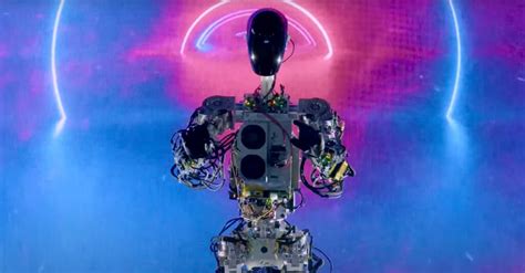 Elon Musk Reveals Tesla S Humanoid Robot Optimus Maxim