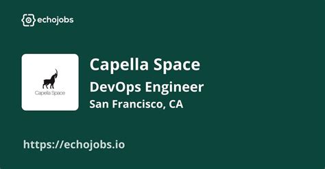 capella space is hiring devops engineer direct access services usd 112k 210k [san francisco