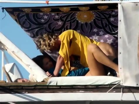 Sex On Public Beach While Friend Sleeping Near Thems