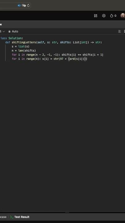 Leetcode 848 Shifting Letters Youtube