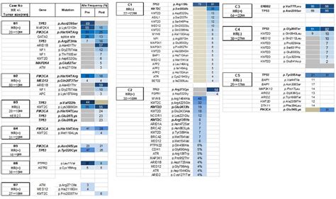 Genome Profiling Of Pre And Post Tr NAC Samples In Non CR Cases Download Scientific Diagram