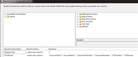 Ssis Derived Column Transformation Gotcha Tech Blog
