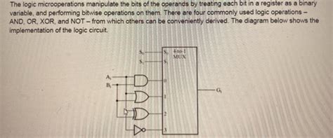 solved the logic microoperations manipulate the bits of the