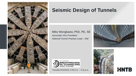 Pdf Seismic Design Of Tunnels Tunneling Short Course Dokumen Tips