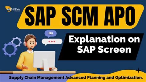 Sap Scm Apo Explanation On Sap Screen Best Sap Scm Apo Training