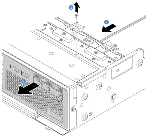 Remove The Front I O Module Thinksystem Sr650v2 Lenovo Docs