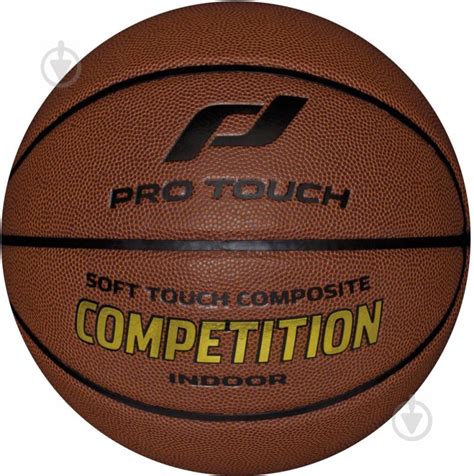 ᐉ Баскетбольный мяч Pro Touch Competition 185616-900119 р. 7 коричневый ...