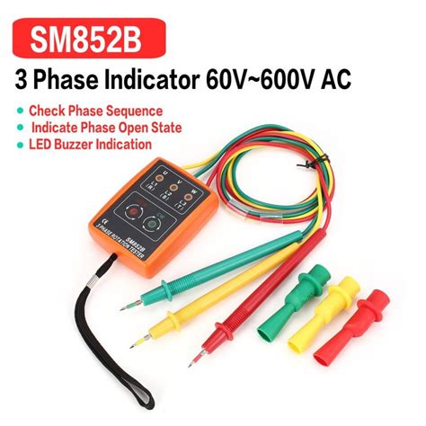 SM852B Phase Detector Rotation Tester Sequence Met Vicedeal