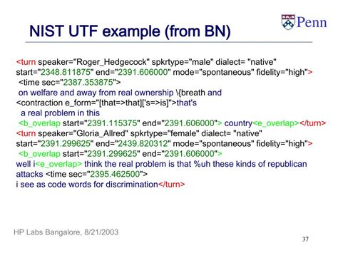 PPT Annotation As Algebra A Formal Framework For Linguistic Annotation PowerPoint