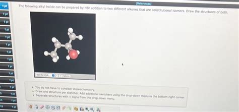 [solved] The Following Alkyl Halide Can Be Prepared By Her