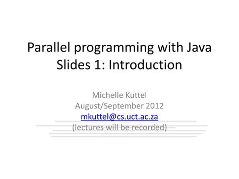 ppt parallel programming with java slides 1 introduction powerpoint