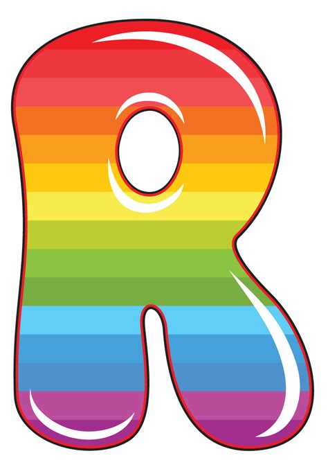 Letras Coloridas Para Imprimir Nazaedu