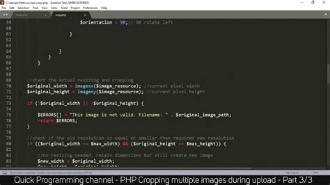 Php Web Dev How To Crop Multiple Images During Upload Part 33 Youtube