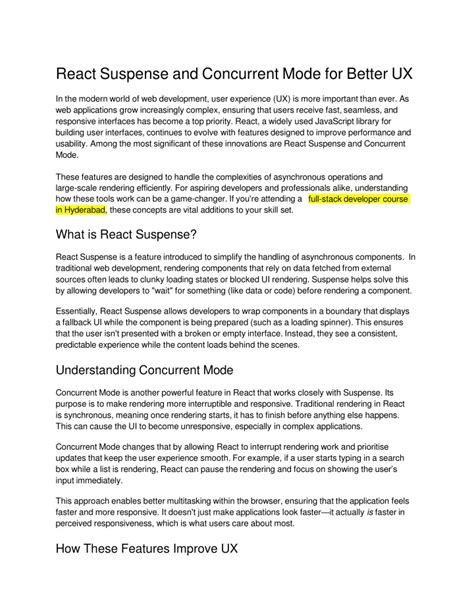 Ppt React Suspense And Concurrent Mode For Better Ux Powerpoint Presentation Id