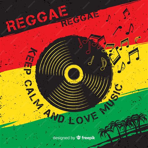 Premium Vector Reggae Background