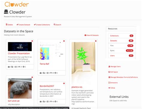 Show Per Space Byte Size · Issue 119 · Clowder Frameworkclowder · Github