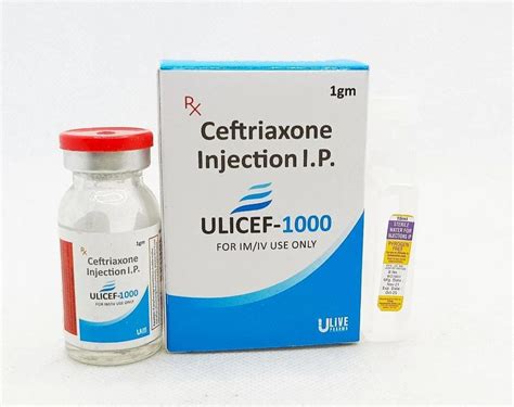 Ceftriaxone 1000 Mg Injection At ₹ 69 72 Vial Ceftriaxone Injection In Panchkula Id 20738154748