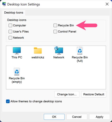 How To Remove Recycle Bin From Desktop Without Activating Windows