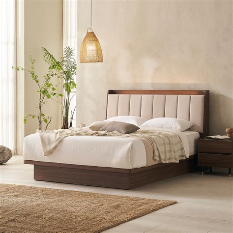 루시 평상형 침대 프레임 [qk]