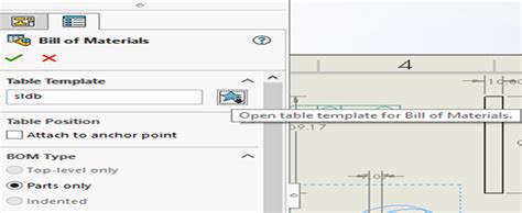 To Create A Solidworks Bill Of Materials Template For Drawings And Assemblies Conceptia
