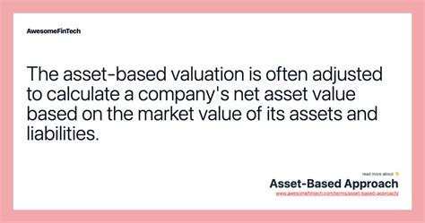 Asset Based Approach Awesomefintech Blog