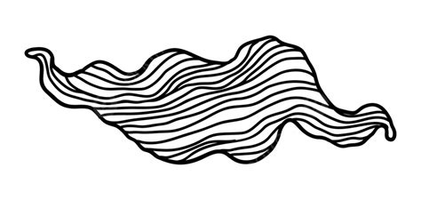 Abstract Wave Lines Vector Art PNG Wave Line Curl Abstract Aqua Ignateva Doodle Poster PNG